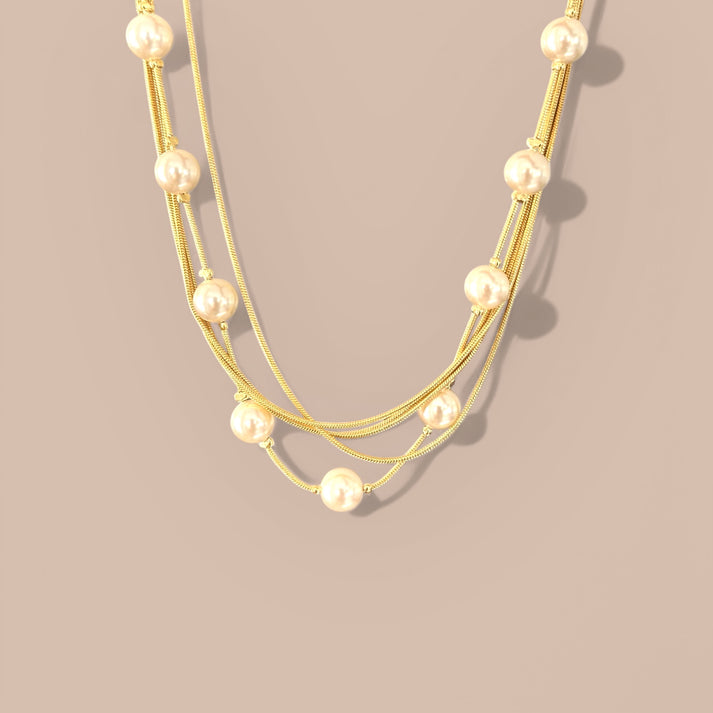 Nenna 14k Rodyum Kaplama Kolye – Monadas Bijou